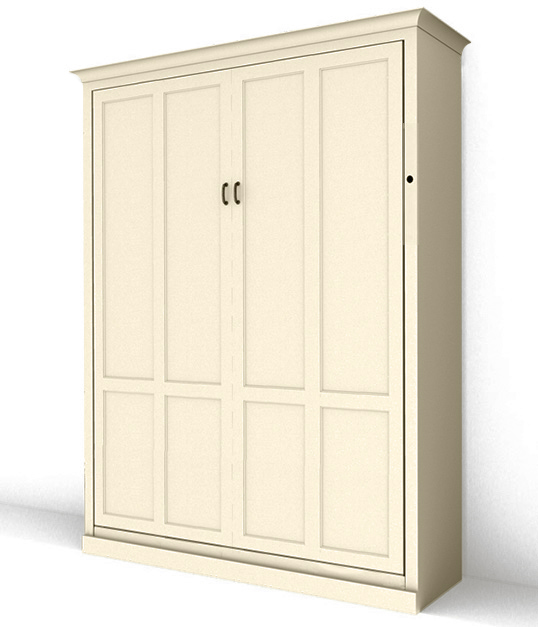 Queen Shaker Bracken Cream Murphy Bed | In Stock Murphy Beds | Product ...